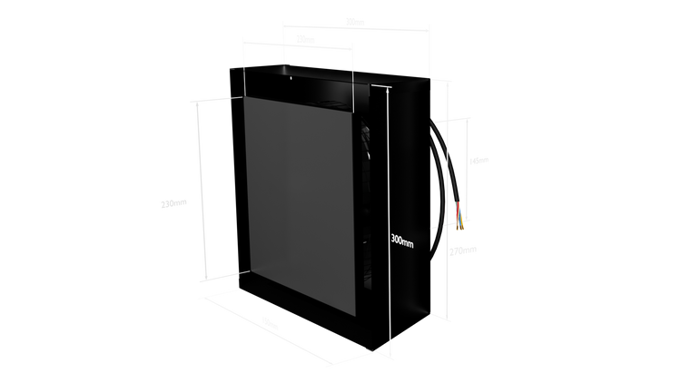 Ventech Flush Mounted Wall or Soffit Extractor Fan - VFM190 | Ventech ...